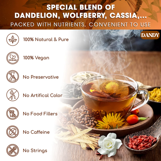 Dandelion Wolfberry Tea – Dandy Superfoods