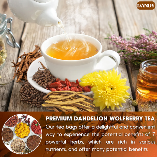 Dandelion Wolfberry Tea – Dandy Superfoods